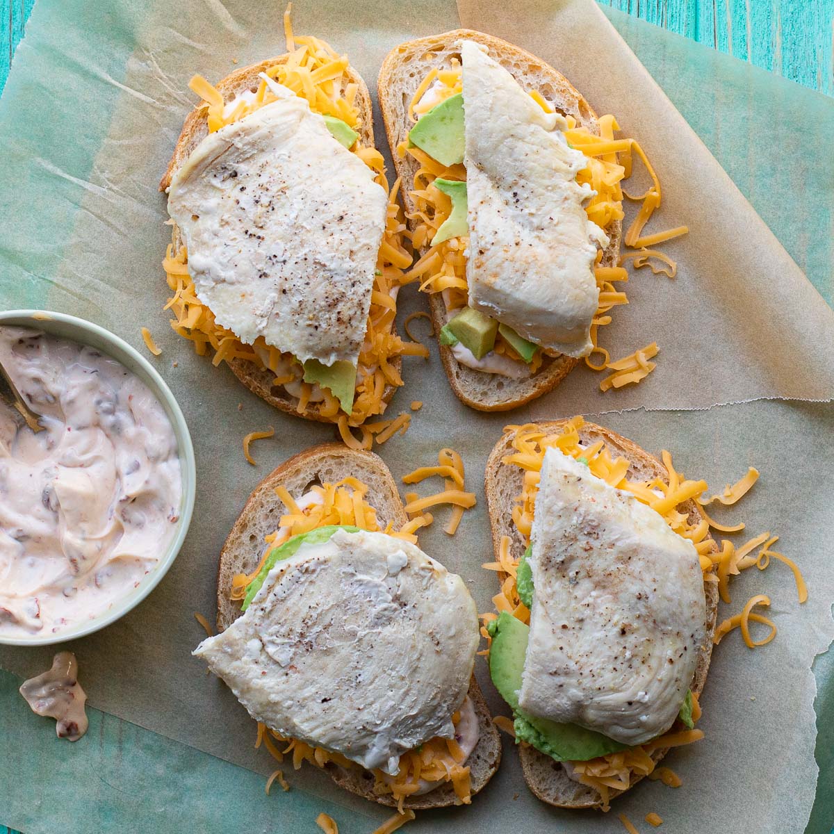 The Best Chipotle Chicken Avocado Melt Sandwich