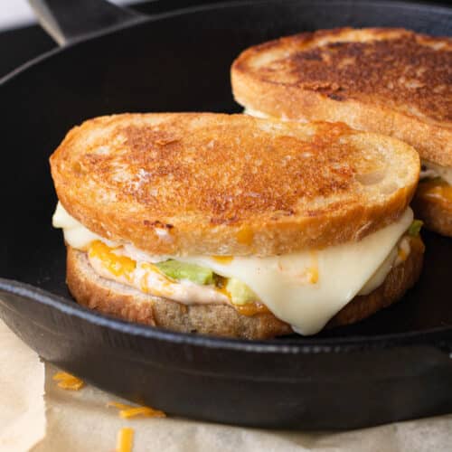 Chipotle Chicken Melt with Avocado