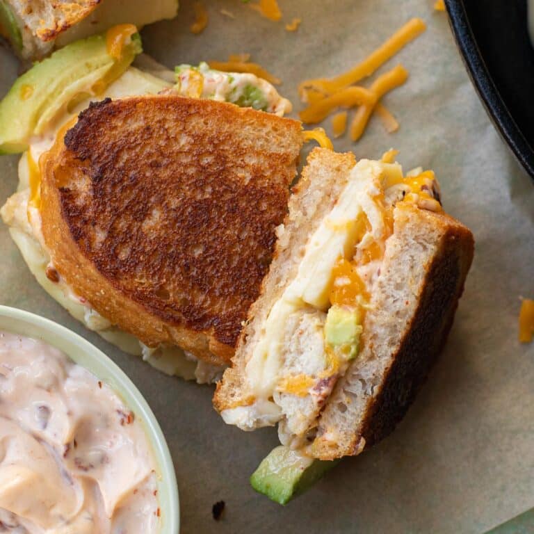 Chipotle Chicken Melt with Avocado