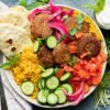 Falafel Rice Bowl Recipe with Easy Tahini Sauce