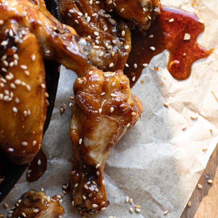 Teriyaki Chicken Wings Recipe with Homemade Sauce