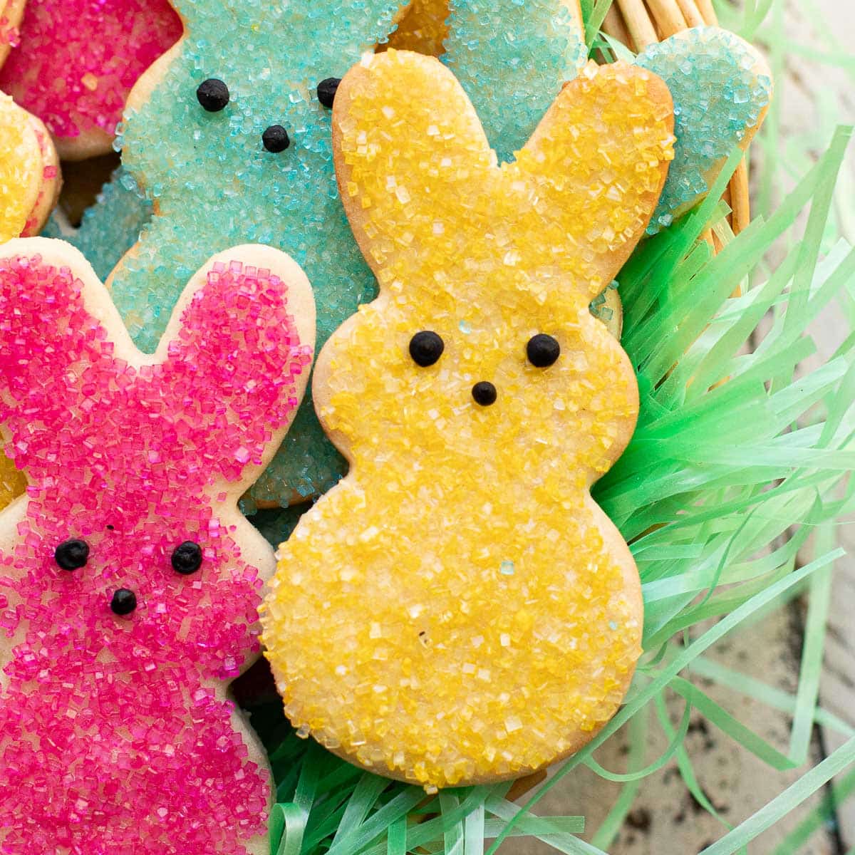 The Cutest Peeps Bunny Sugar Cookies for Easter