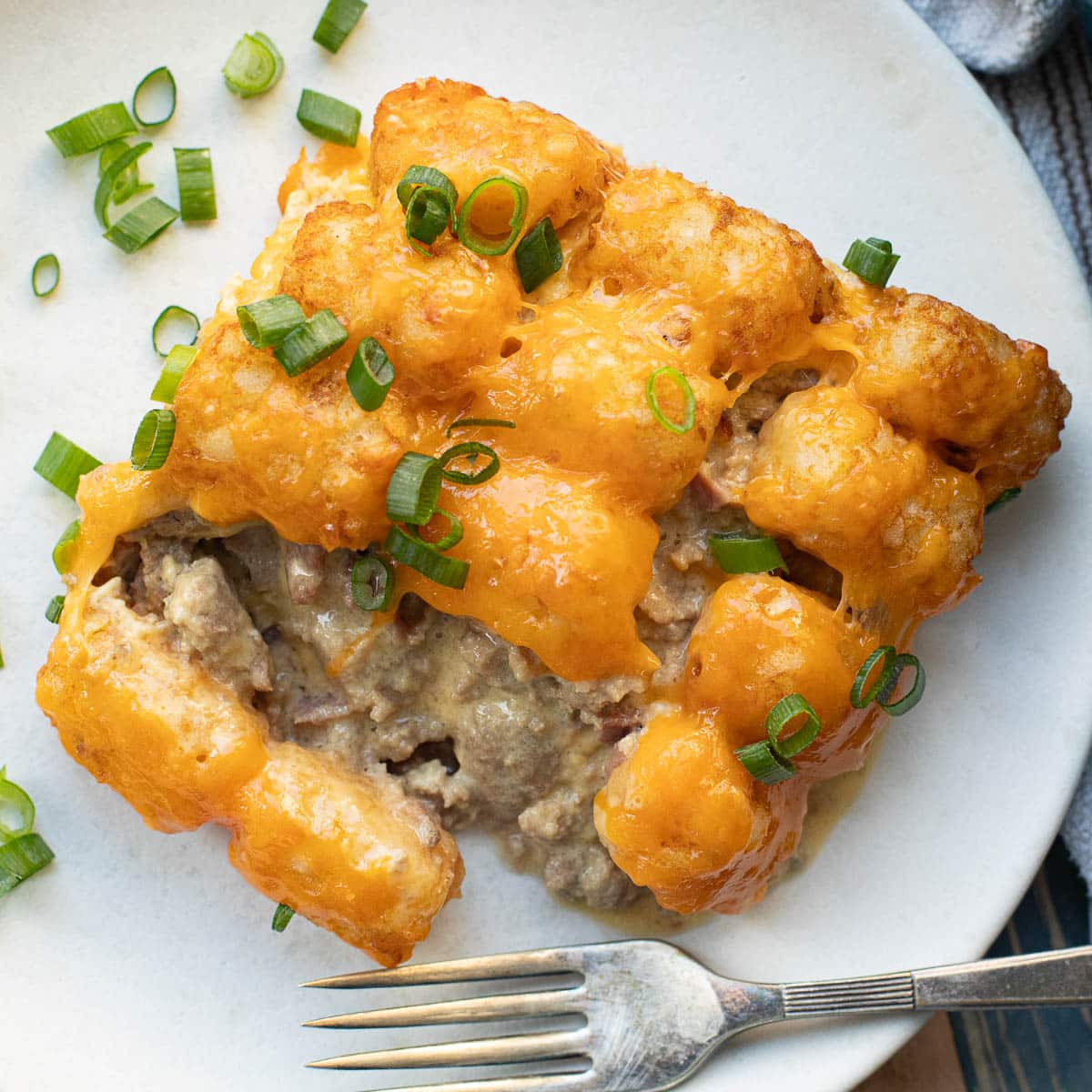 Easy Tater Tot Casserole Recipe with Ground Turkey