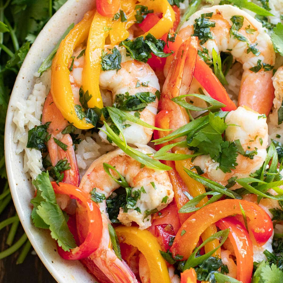 Thai Basil Shrimp Recipe with Coconut Rice (Dairy Free)