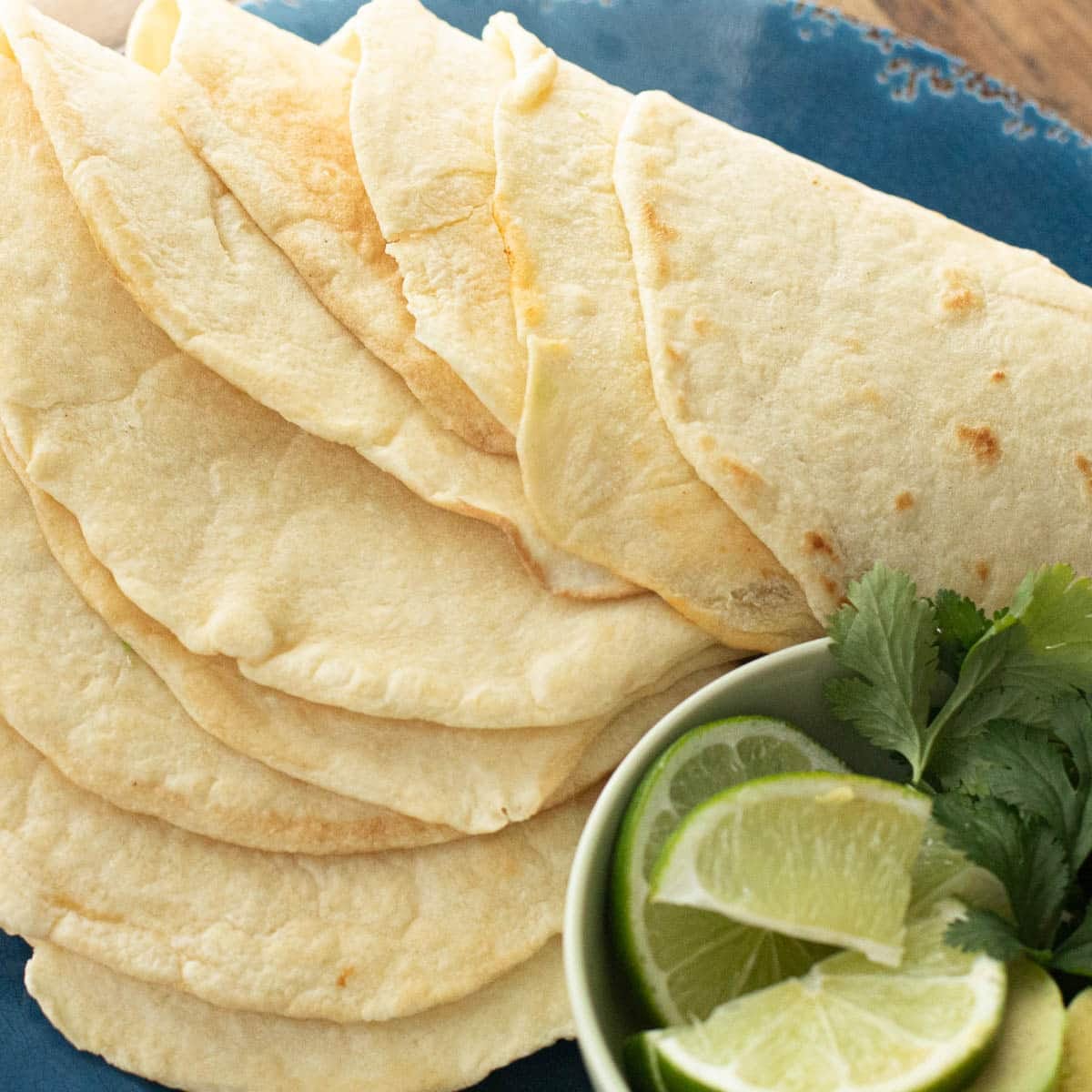 Easy 2 Ingredient Flour Tortillas (Homemade Recipe)