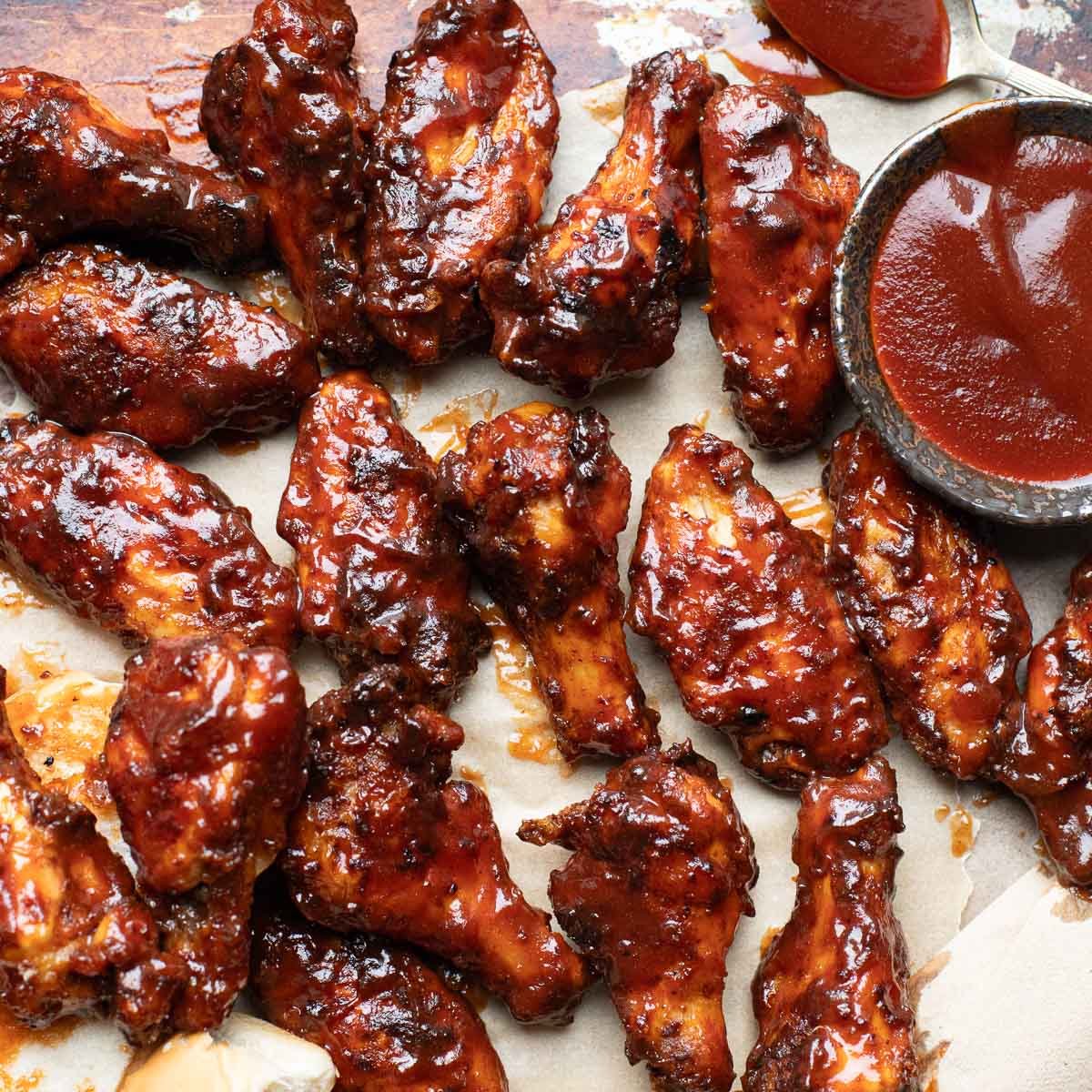 The Best Sticky BBQ Chicken Wings Recipe (Homemade)