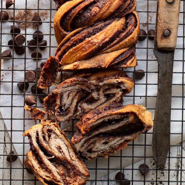 The Easiest Chocolate Babka Bread Recipe Ever!