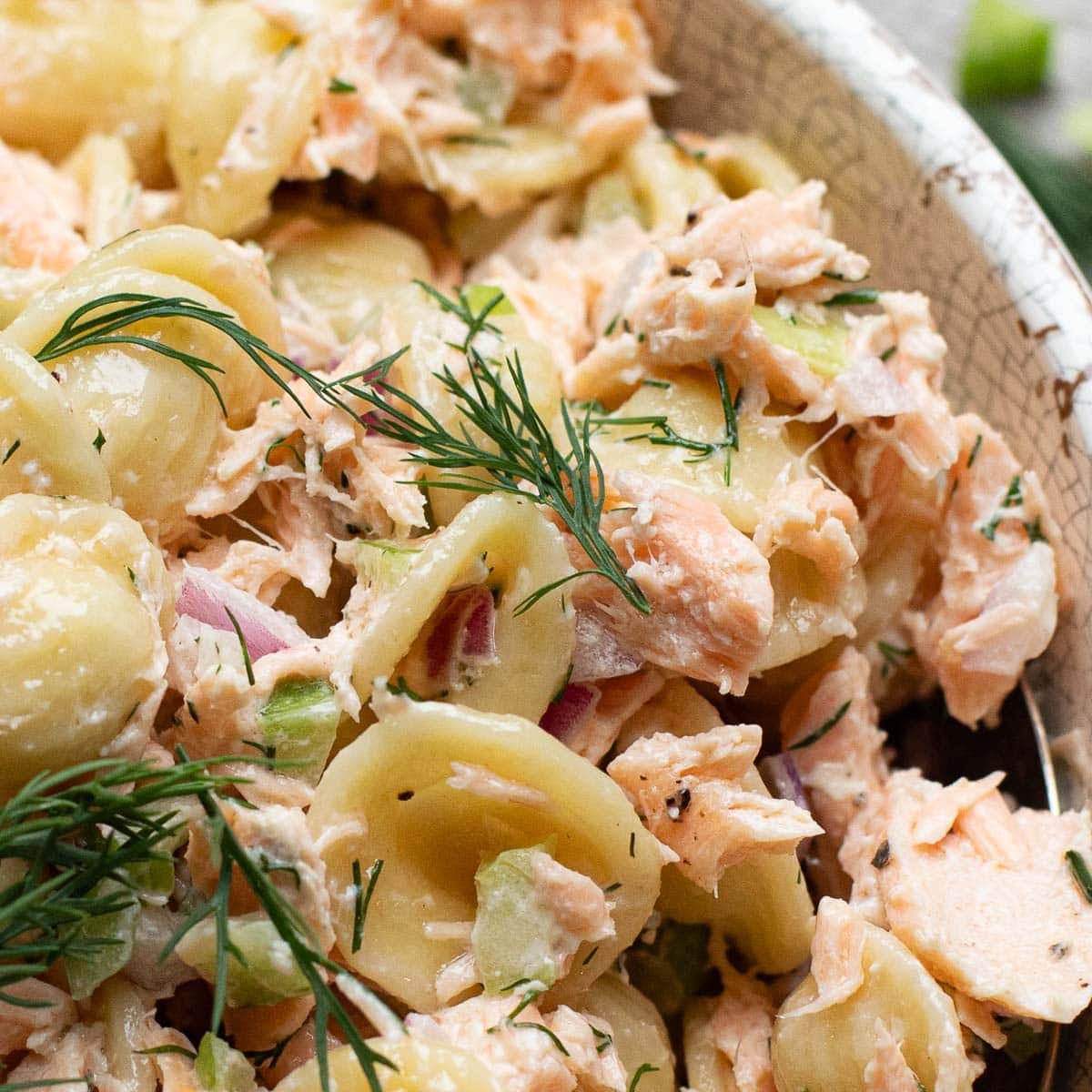 Swedish Cold Salmon Dill Pasta