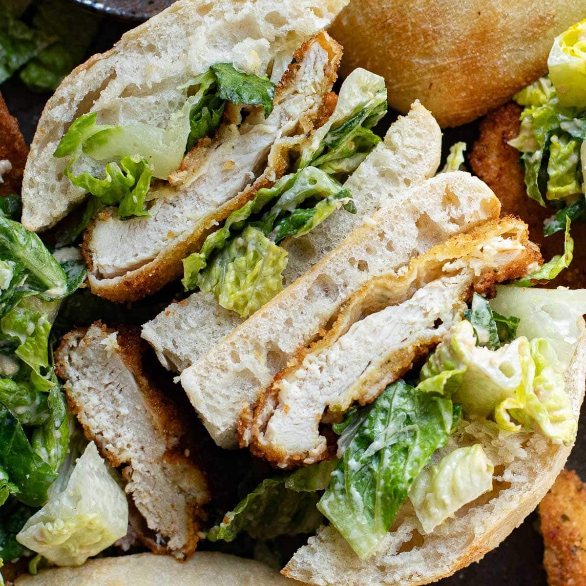 Chicken Caesar Sandwich Recipe (Crispy and Delicious)