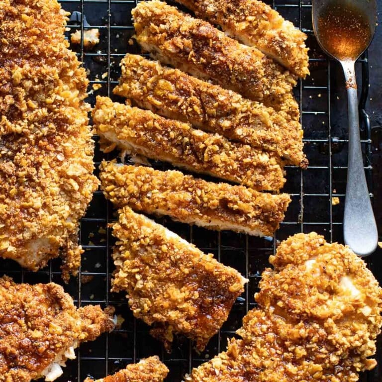 Crispy Cornflake Chicken Recipe (Baked not Fried!)