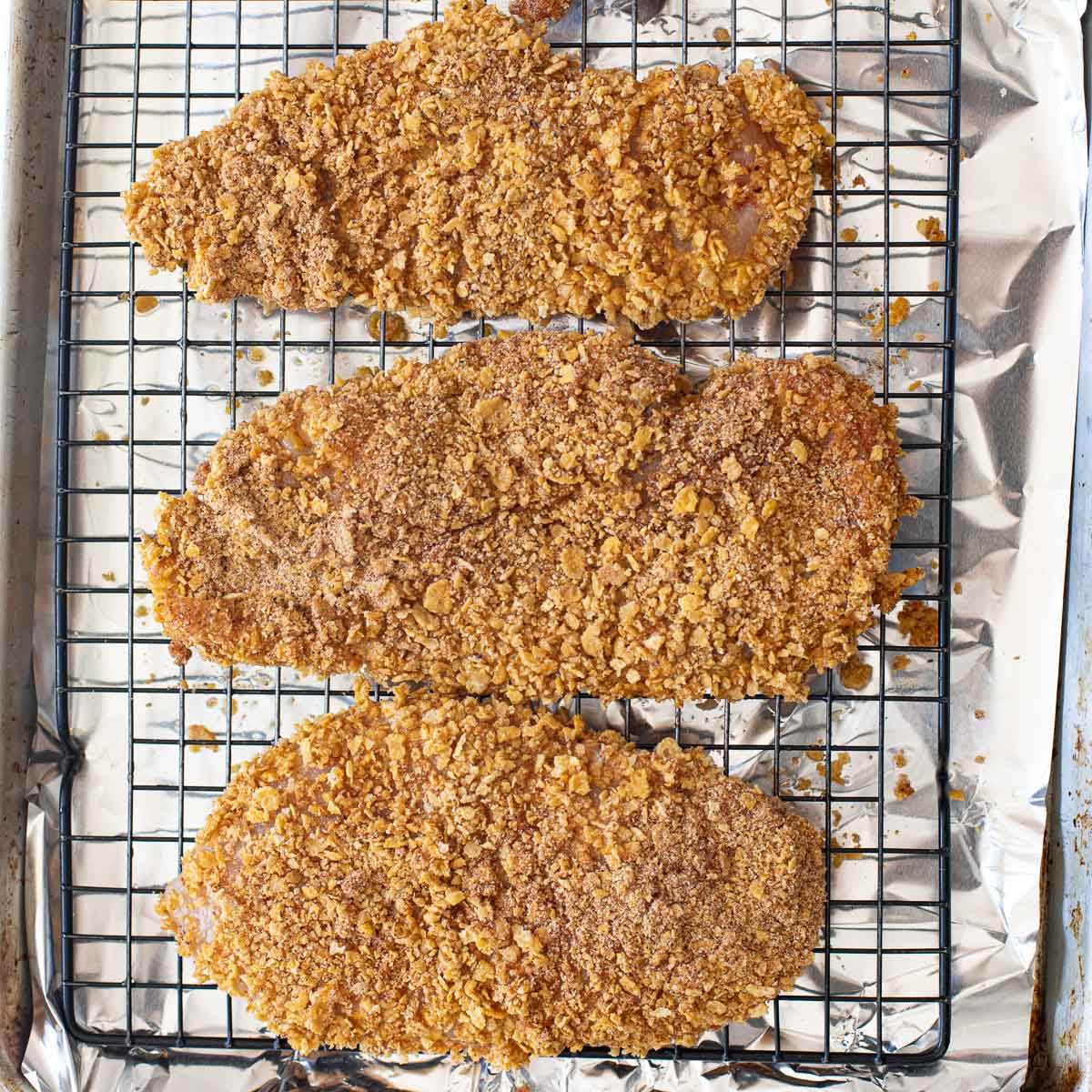 Crispy Cornflake Chicken Recipe (Baked not Fried!)