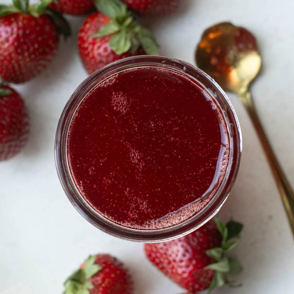 Strawberry Syrup Recipe (Simple and Homemade)